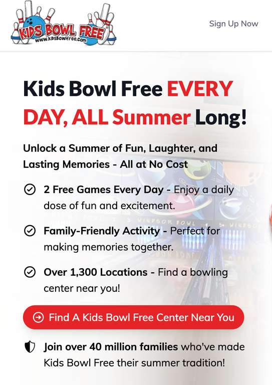 Kids Bowl Free at 1300+ Locations (Daily thru Summer 2026) | Pepper